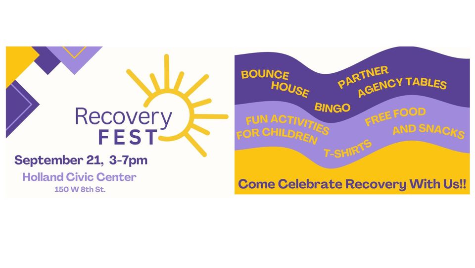 Recovery Fest | Holland, MI | Midlife Tools For Living